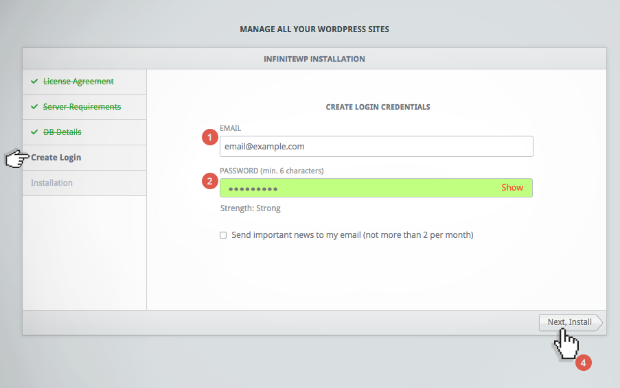 How to install the admin panel manually - DIY installation : InfiniteWP Support